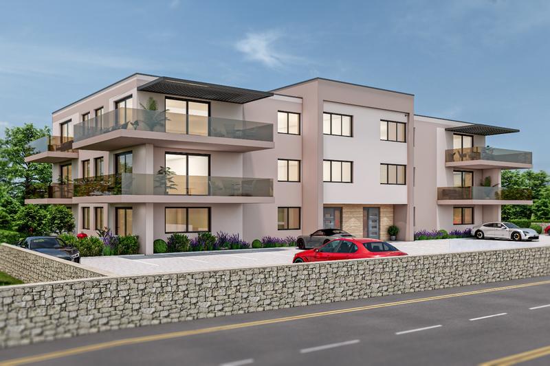 Istra, Tar, moderna novogradnja s 16 stanovanjskimi en...