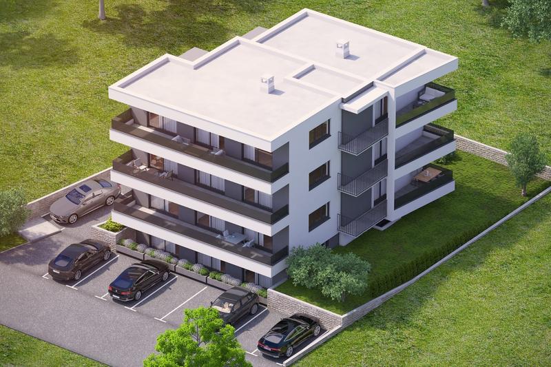 Pag, Mandre, moderna novogradnja 350 m od mora - Eurov...