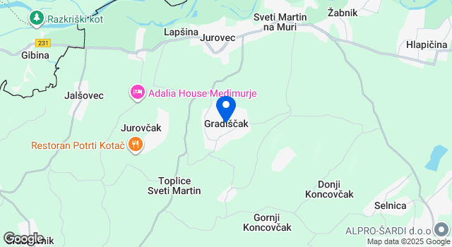 Sveti Martin Na Muri, Grkaveščak, atraktivno građevins...