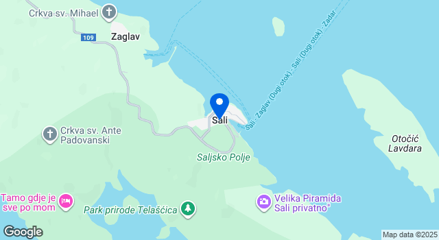 Telašćica, prekrasno poljoprivredno zemljište s pogled...